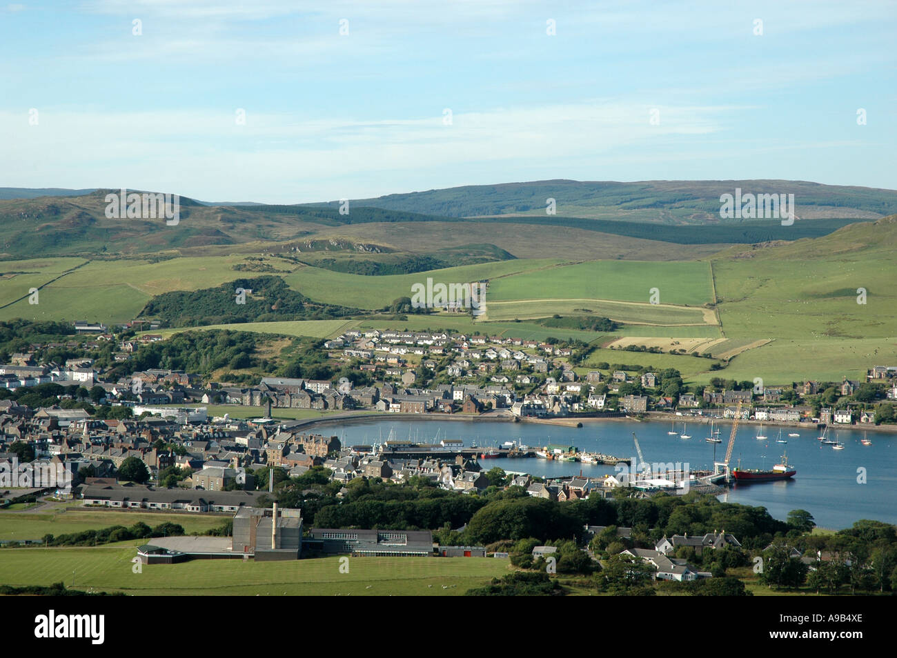 Campbeltown harbour from pier hi-res stock photography and images - Alamy