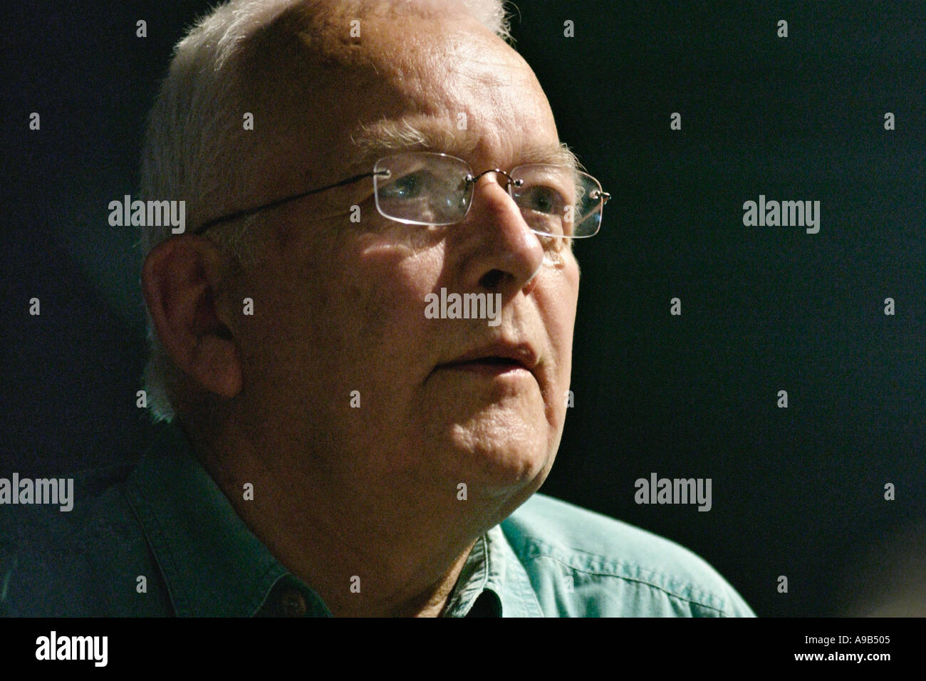 Andrew Davies screenwriter and novelist pictured at Hay Festival 2003 ...