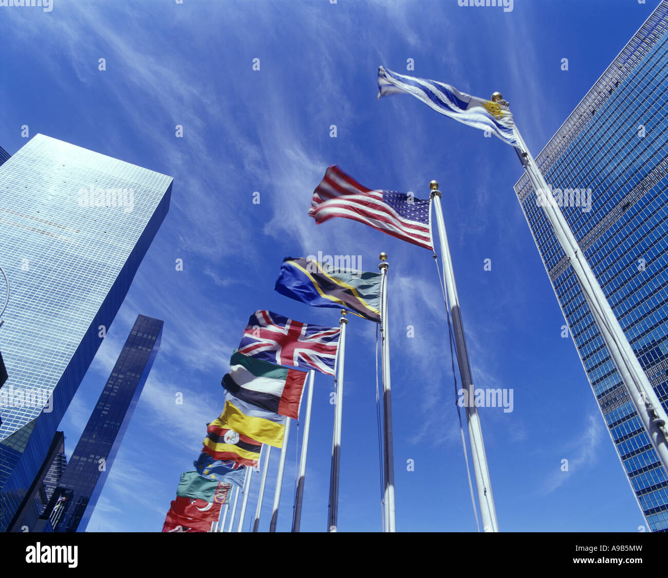 United nations flags hi-res stock photography and images - Alamy