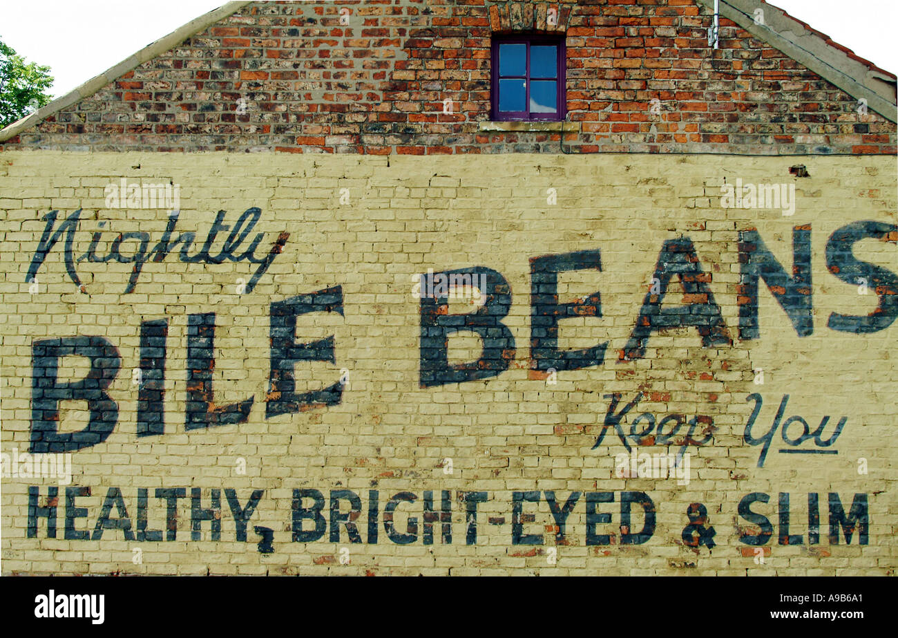 Old bile beans sign hi-res stock photography and images - Alamy