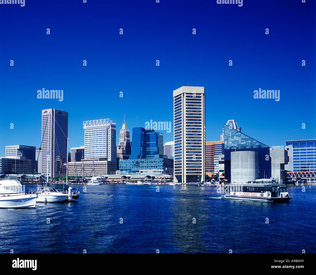 INNER HARBOR SKYLINE BALTIMORE MARYLAND USA Stock Photo - Alamy