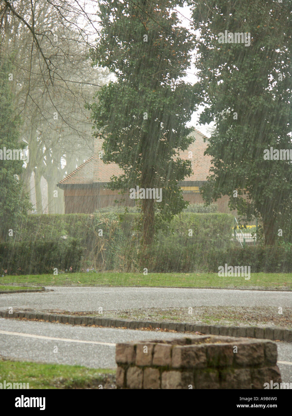 April Hail Storm 1 Stock Photo - Alamy