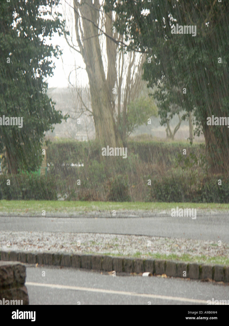April Hail Storm 3 Stock Photo - Alamy