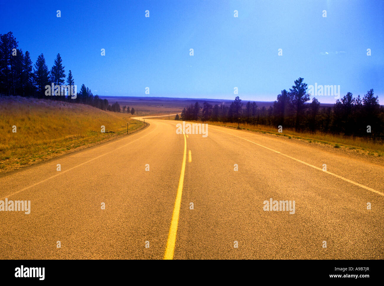 Wyoming highway 14 hi-res stock photography and images - Alamy
