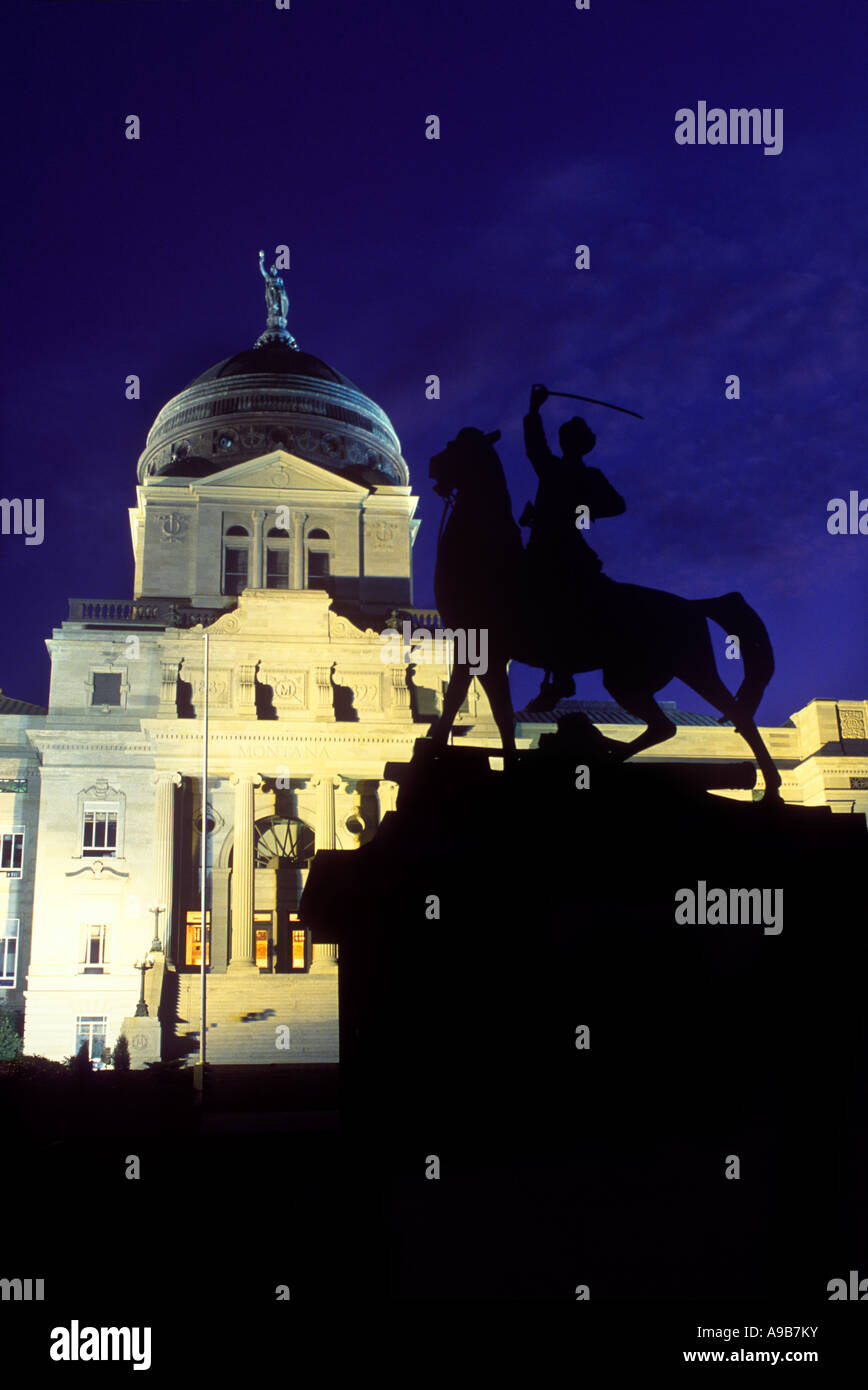 FRANCIS MEAGER STATUE STATE CAPITOL BUILDING HELENA MONTANA USA Stock ...