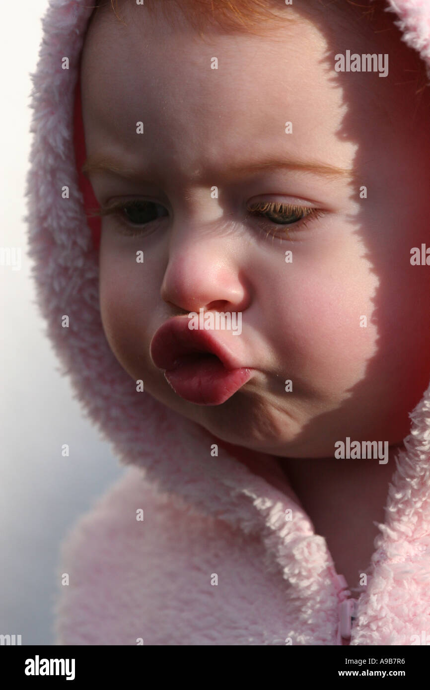 "Eva 18 months poses for portrait Stock Photo - Alamy