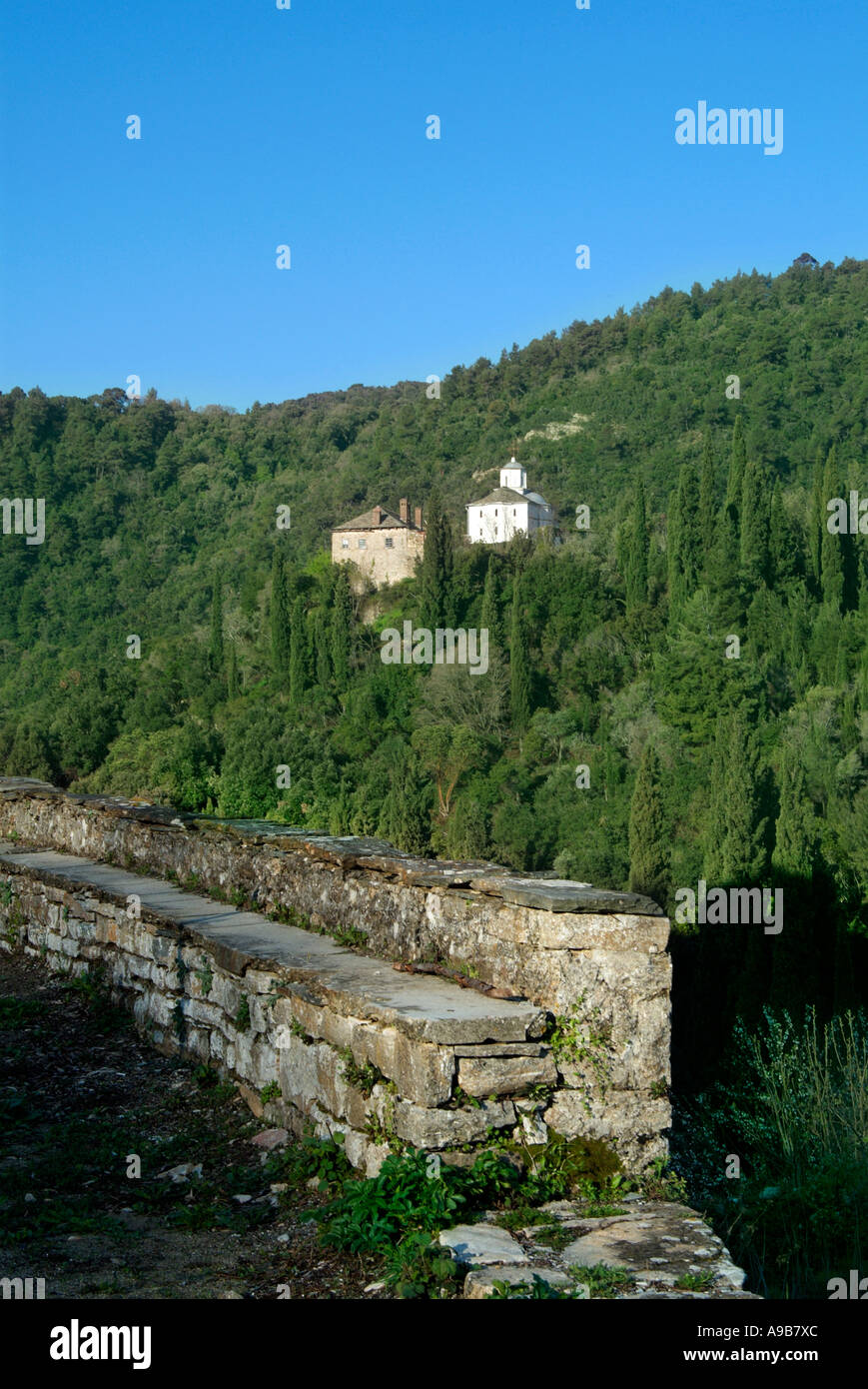 Zografos zografou zograf zografski manastir Monastery mount mountain ...