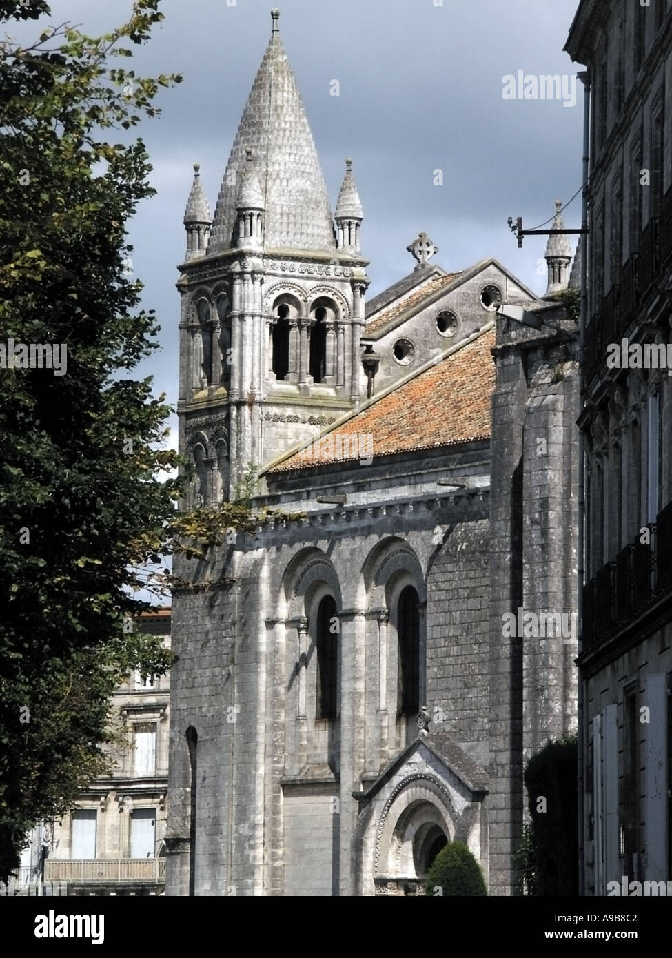france poitou charentes old citadel town of angouleme walk along the ...