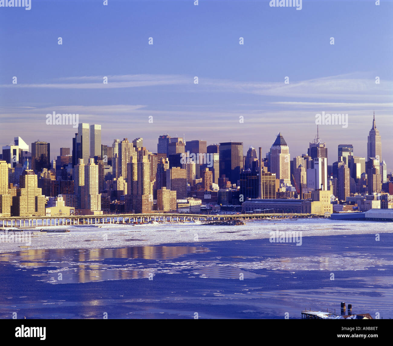 Ice Flow Hudson River Winter Ice On Hudson River Hi Res Stock