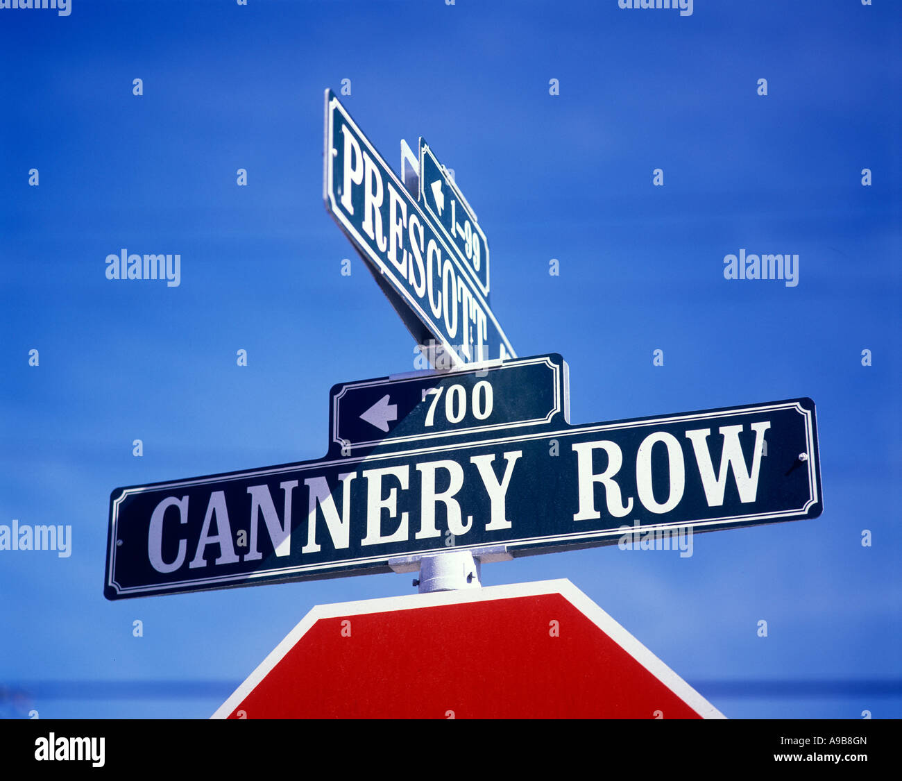 Cannery row street sign hi-res stock photography and images - Alamy