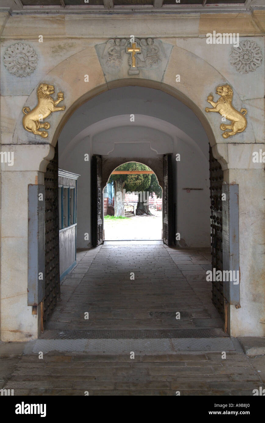 Zografos zografou zograf zografski manastir Monastery mount mountain ...