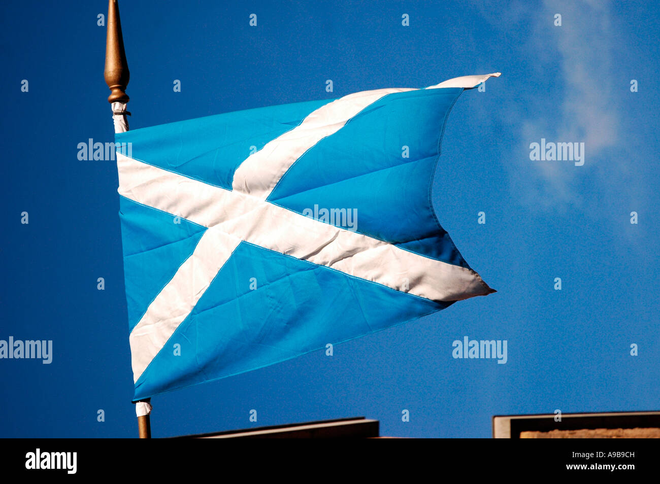 Saltire,flag of Scotland Stock Photo - Alamy