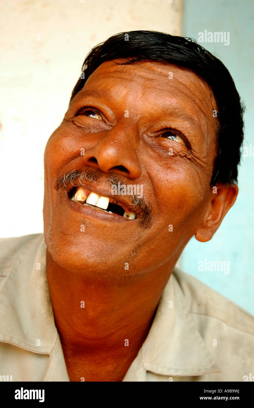 Portrait of man in Goa,India,Asia Stock Photo - Alamy