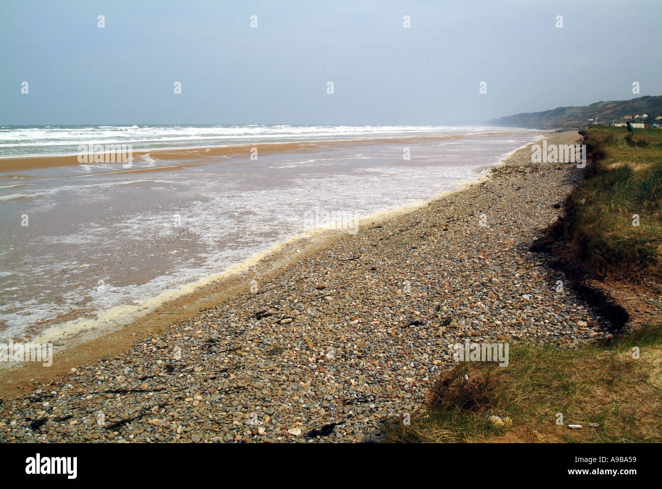 france normandy omaha beach site of d day landings in second world war ...