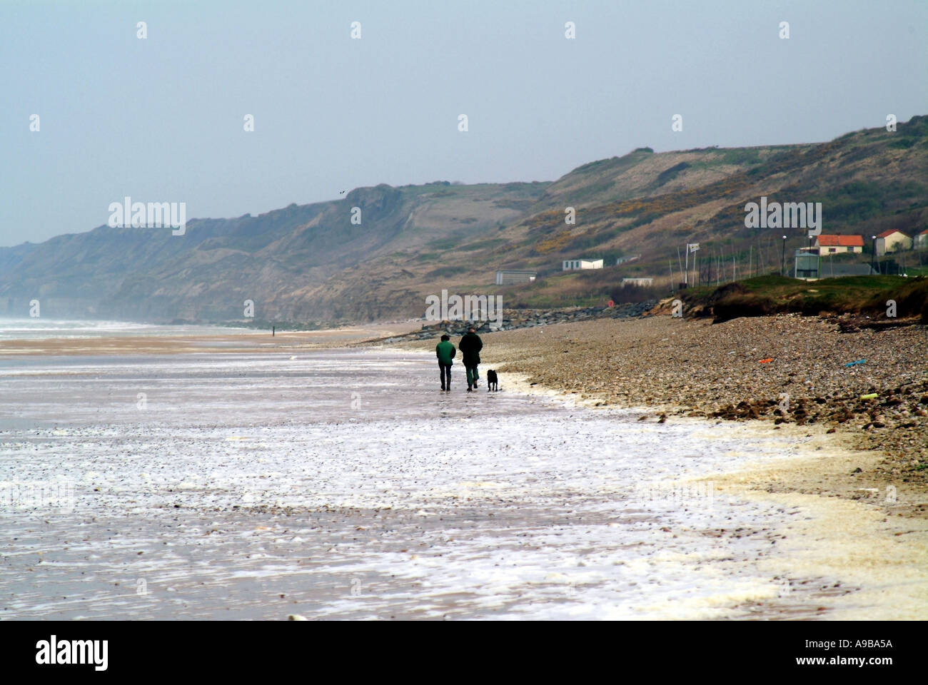 france normandy omaha beach site of d day landings in second world war ...
