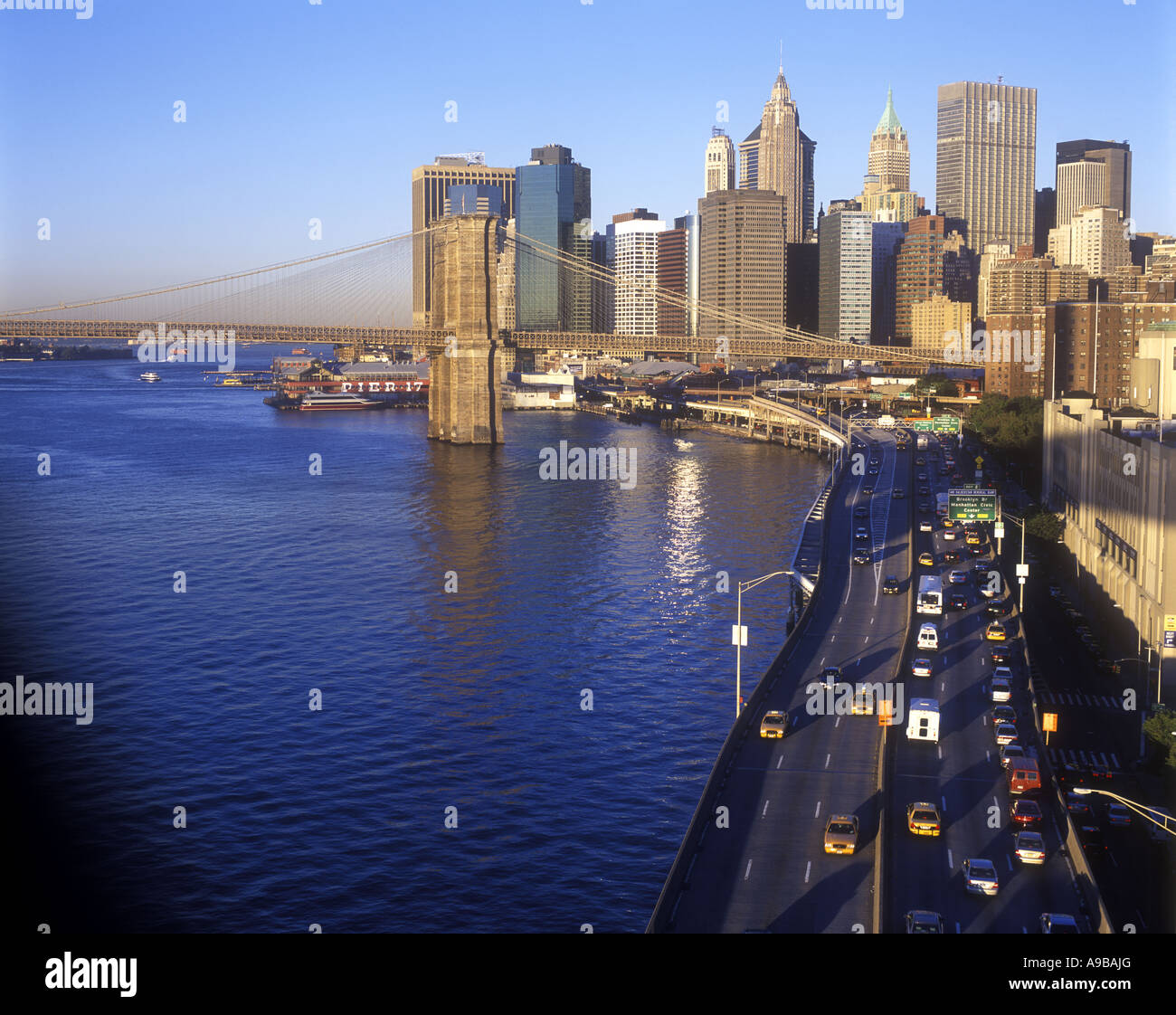 FDR DRIVE DOWNTOWN MANHATTAN NEW YORK CITY USA Stock Photo - Alamy