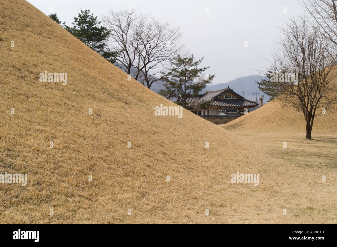Tumuli Park at Gyeongju, South Korea Stock Photo - Alamy