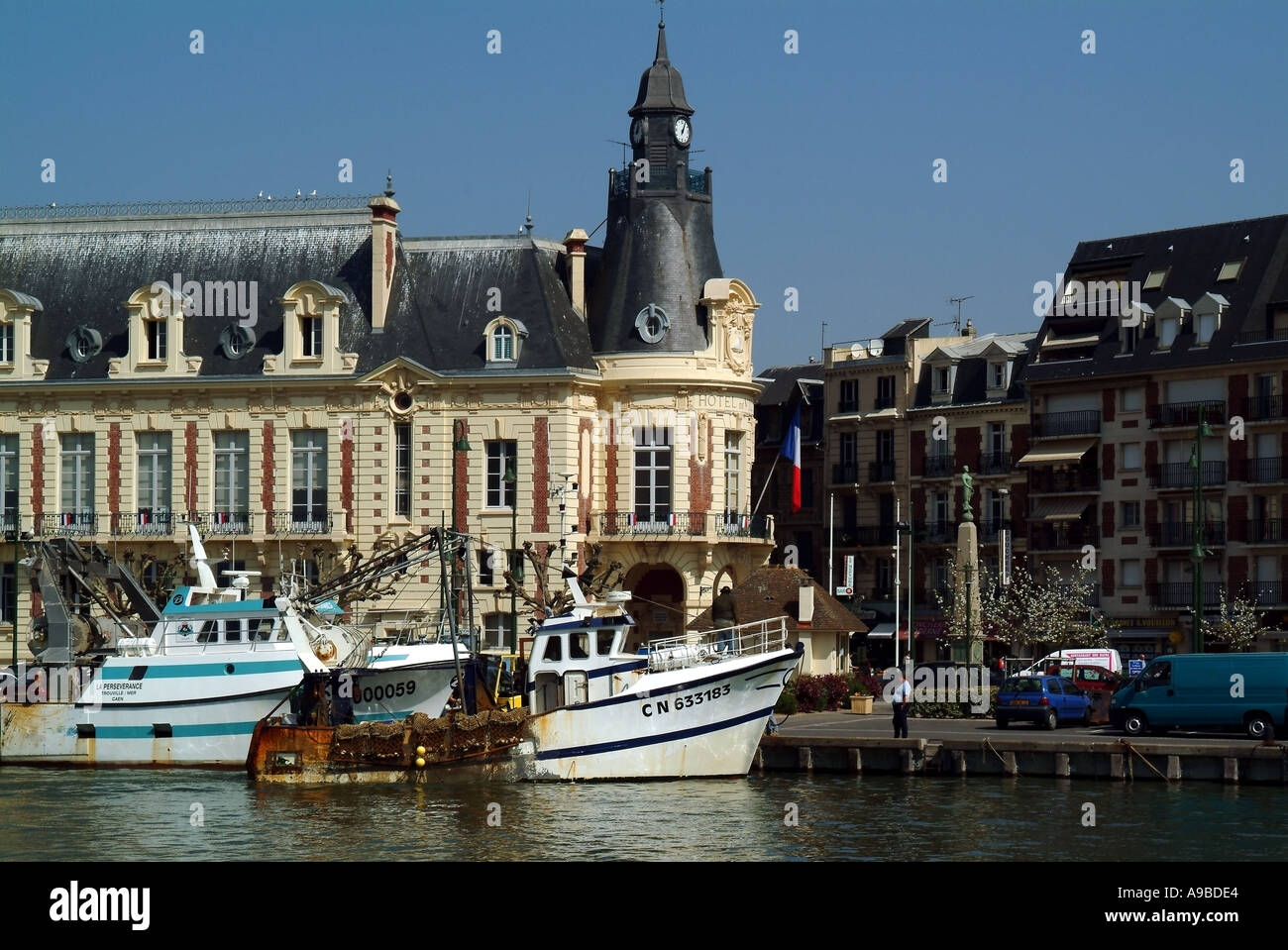 france normandy calvados trouville cote fleurie normandy corniche mouth ...