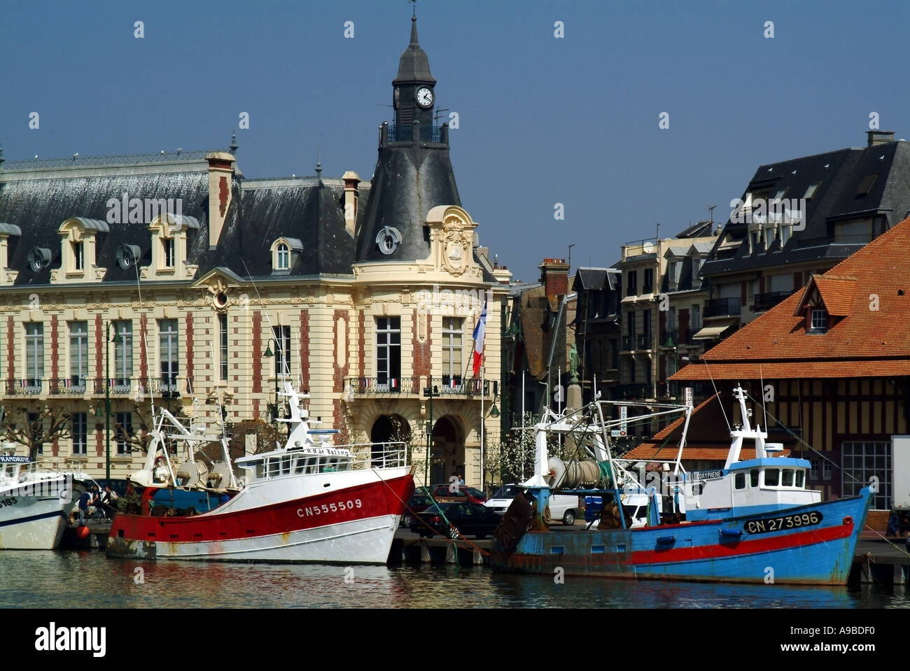 france normandy calvados trouville cote fleurie normandy corniche mouth ...