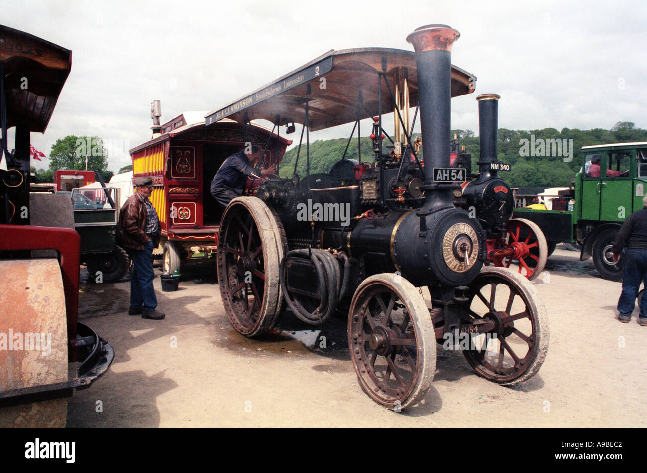 Burrell 4 hp Gold Medal Tractor of 1910 Stock Photo - Alamy