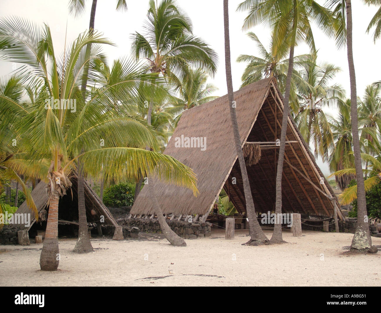 Hawaiian structures hi-res stock photography and images - Alamy