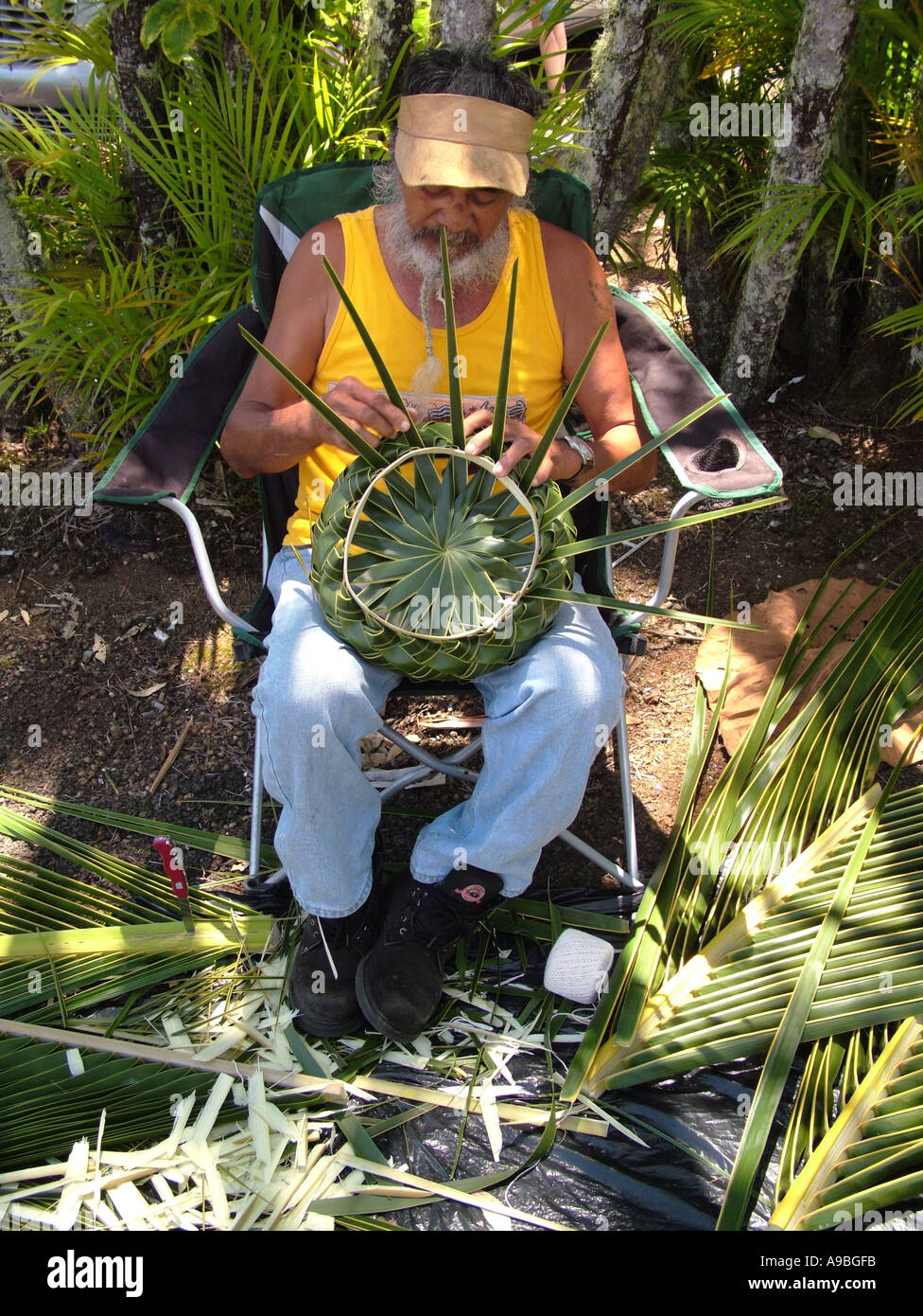 Polynesian weaving hi-res stock photography and images - Alamy