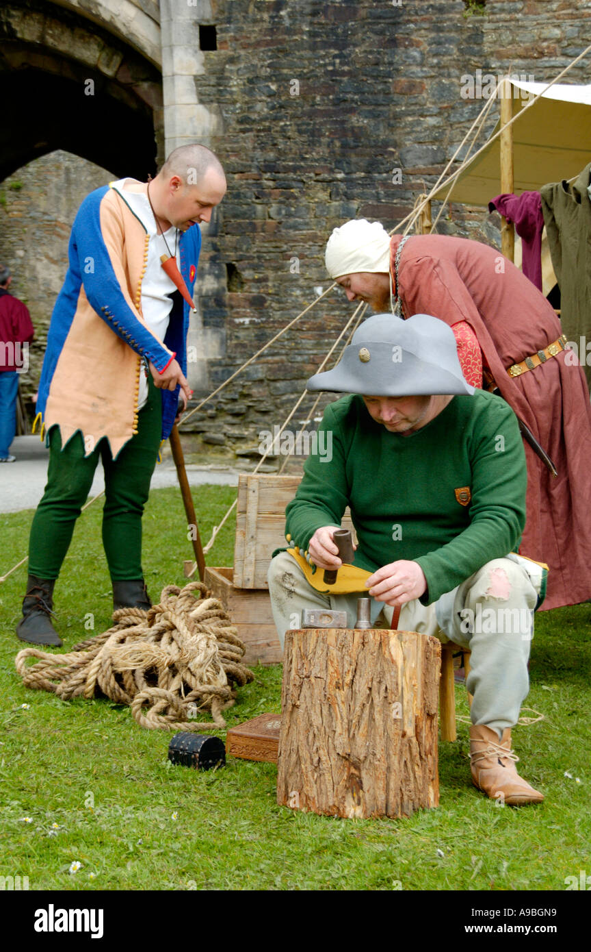 The Company of Chivalry reenactment of medieval life in the year 1370 ...