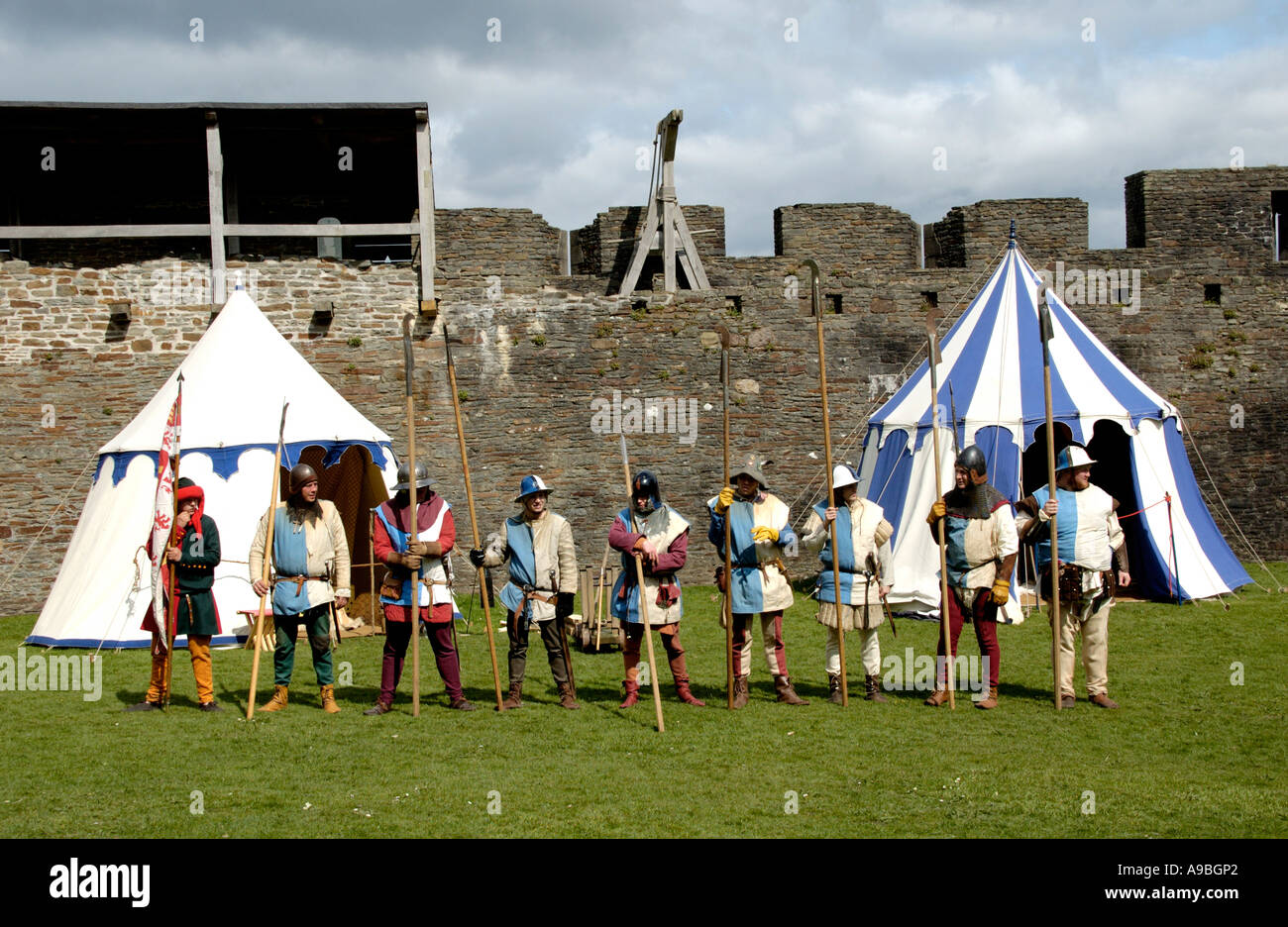 The Company of Chivalry reenactment of medieval life in the year 1370 ...