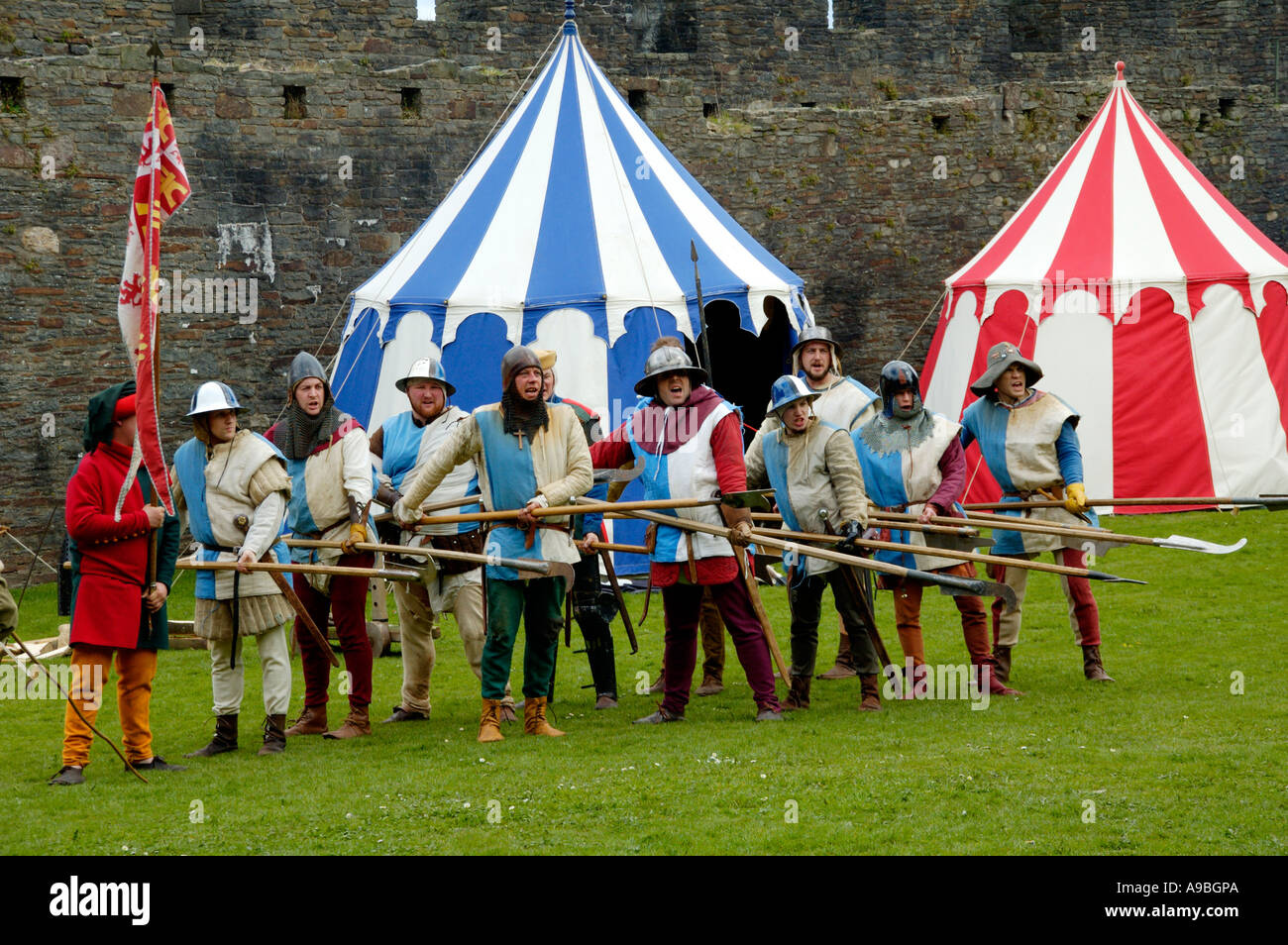 The Company of Chivalry reenactment of medieval life in the year 1370 ...