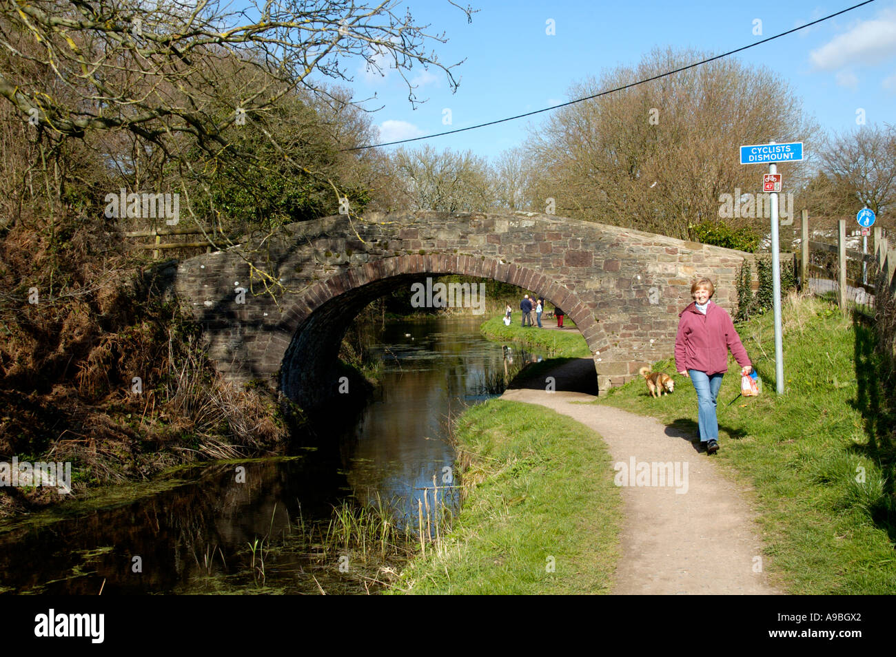 Restored section of the Crumlin Arm of Monmouthshire and Brecon Canal ...