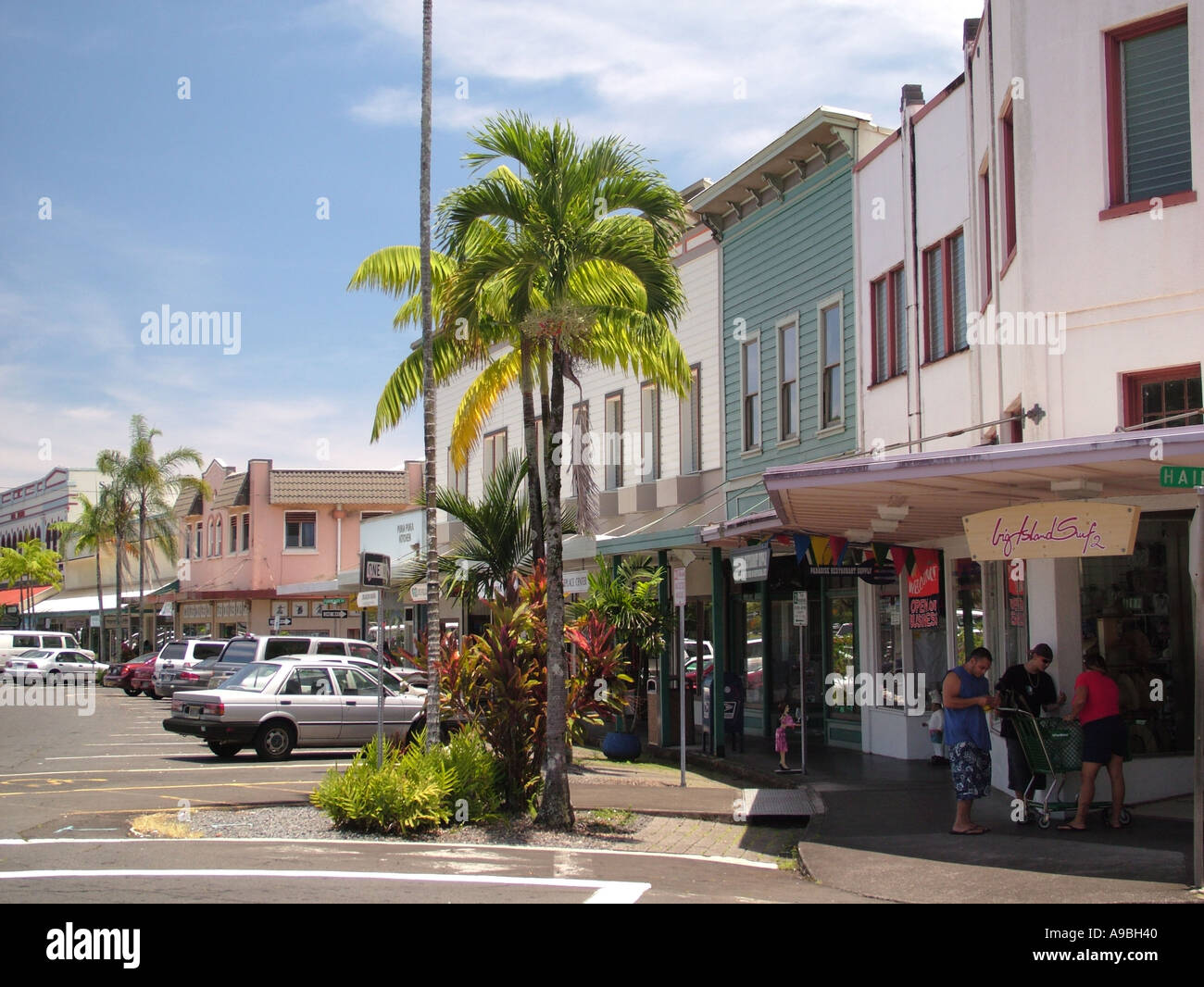 Hilo hawaii downtown hi-res stock photography and images - Alamy