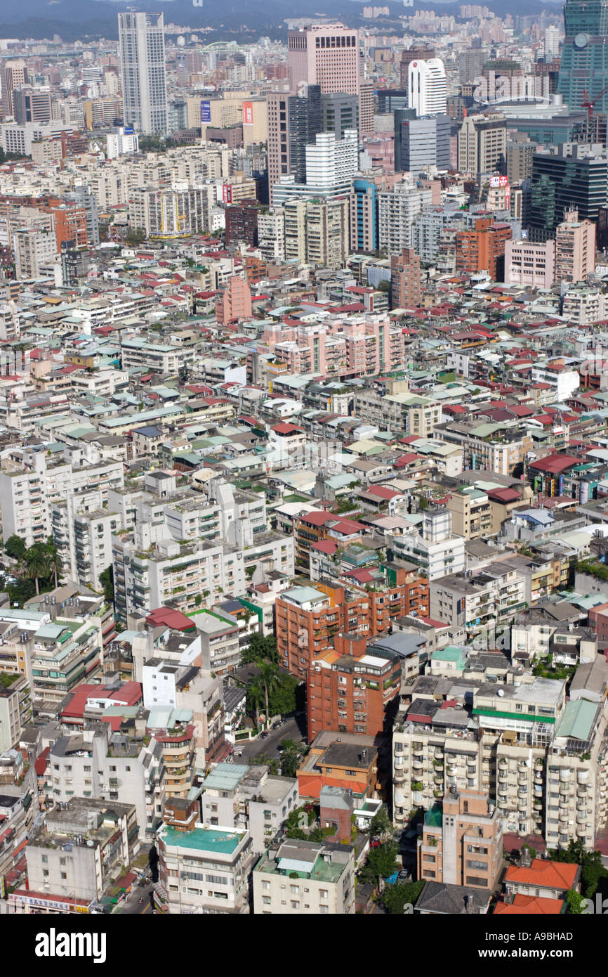 Aerial View Taipei Taiwan Stock Photo - Alamy