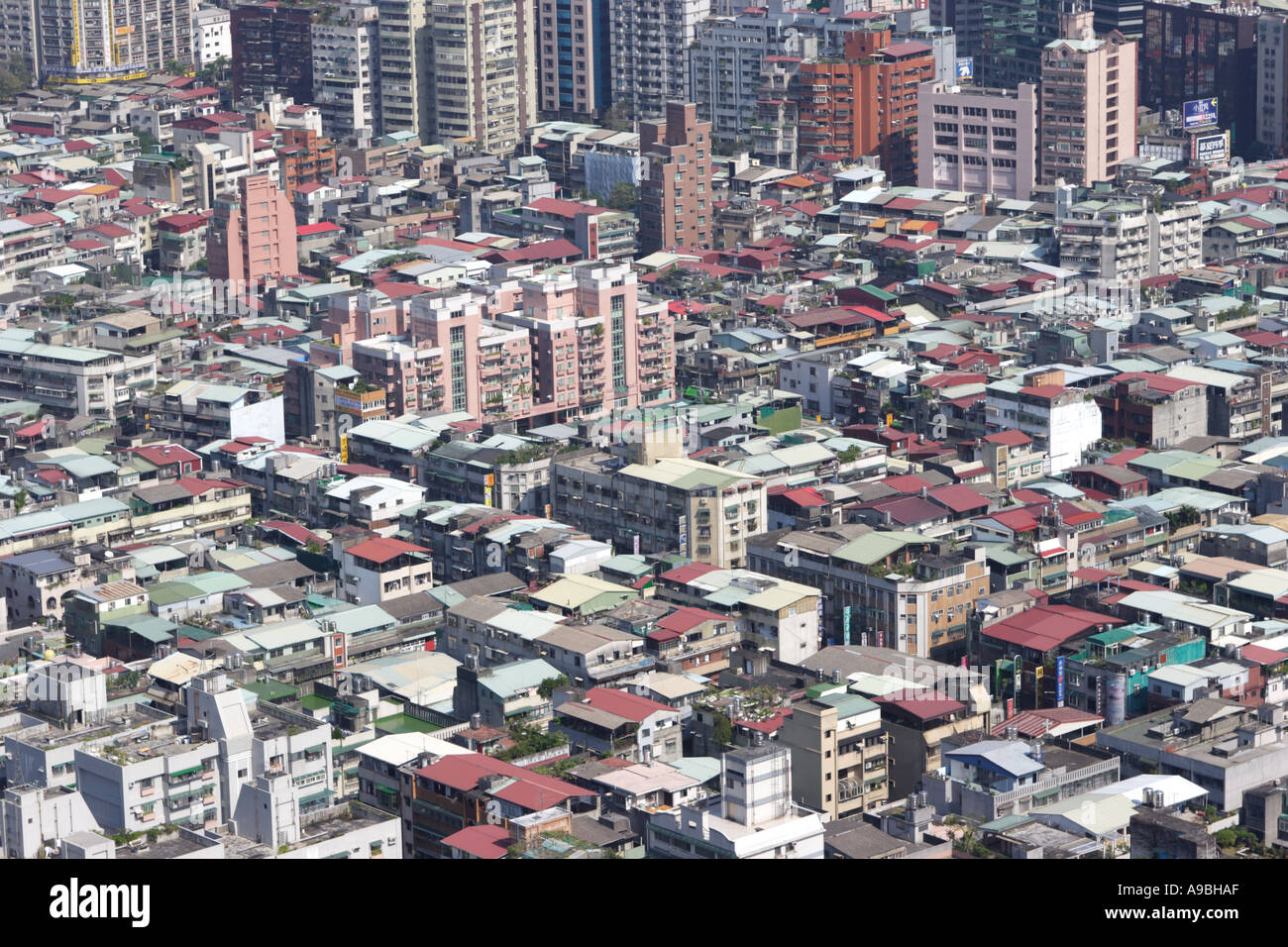 Aerial View Taipei Taiwan Stock Photo - Alamy