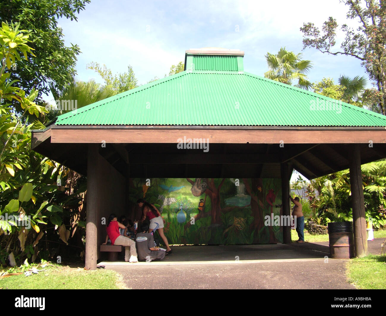 Hilo hawaii, usa rainforest zoo hi-res stock photography and images - Alamy