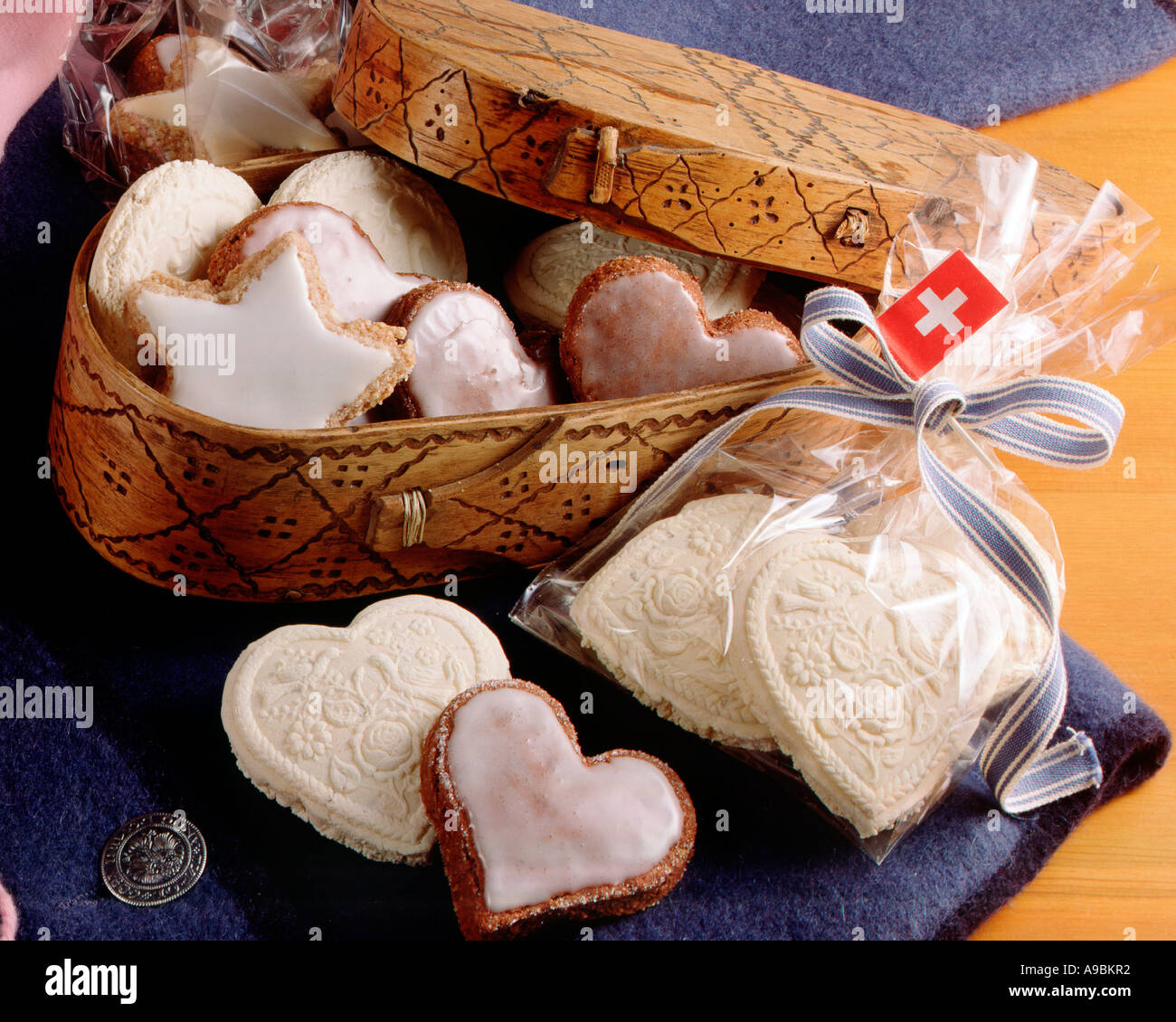 Cookie with swiss flag hi-res stock photography and images - Alamy