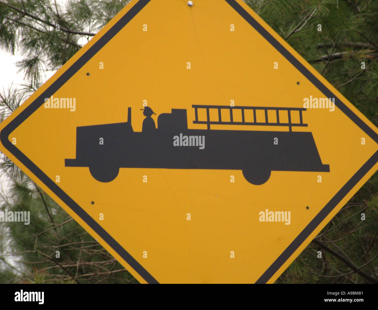 Fire Station Ahead Sign Fire High Resolution Stock Photography and ...