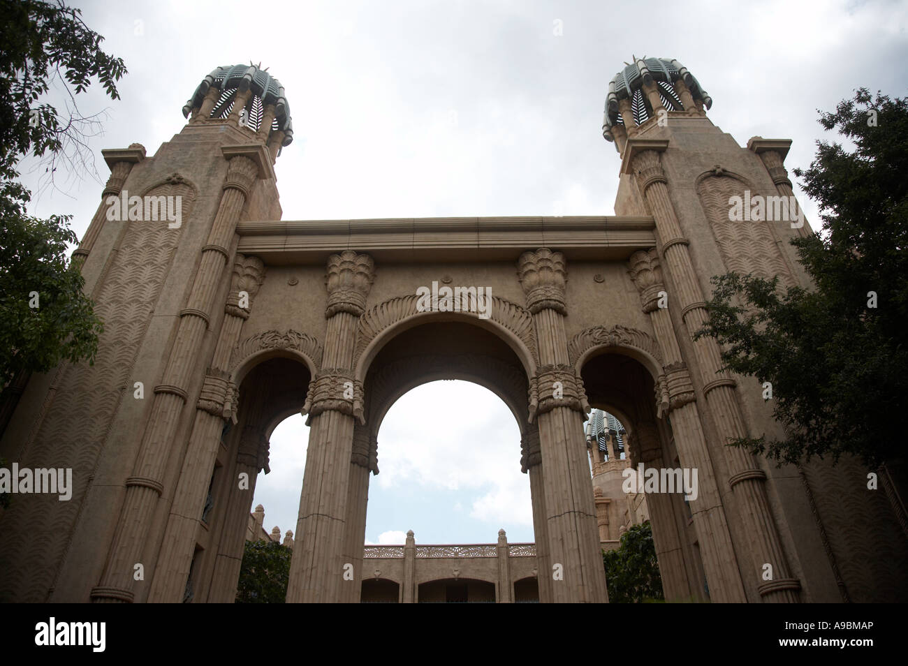 Gates to The Palace, Sun City, South Africa Stock Photo - Alamy