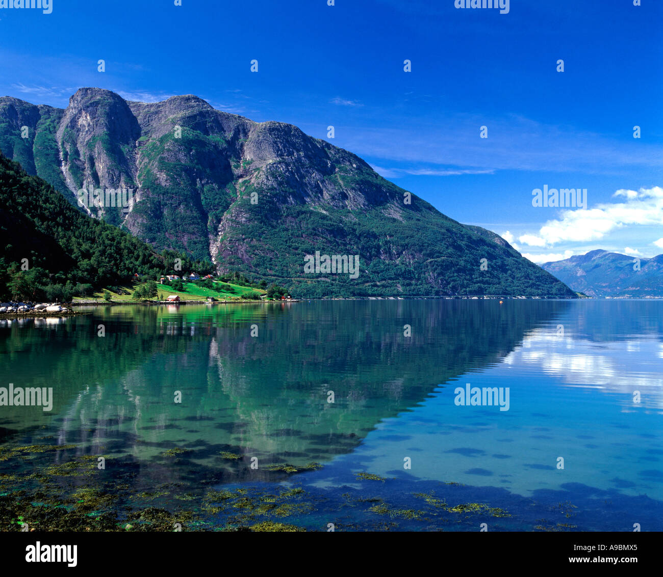 Eidfjord Hardanger Hordaland Norway Stock Photo - Alamy
