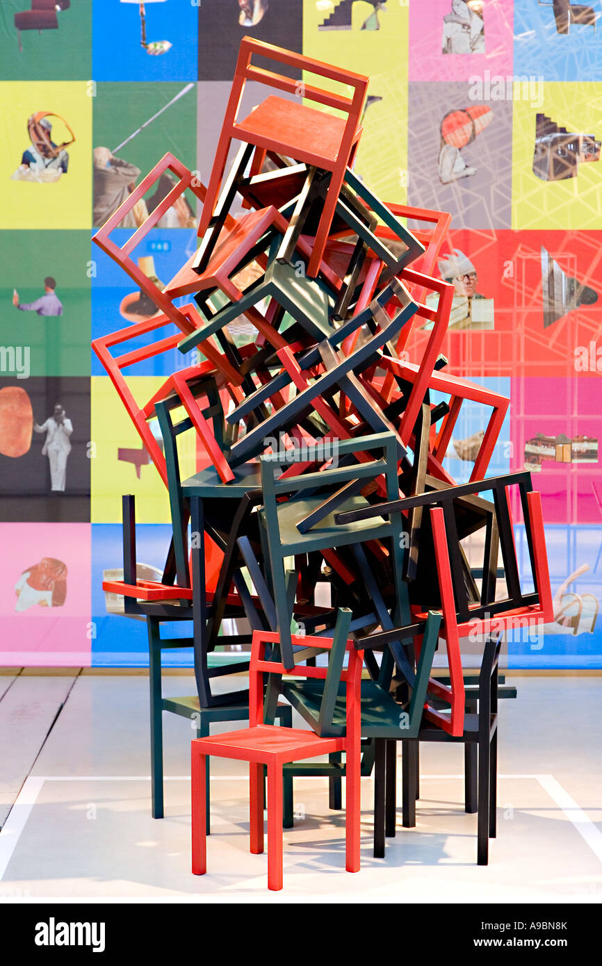Pile of chairs hi-res stock photography and images - Alamy