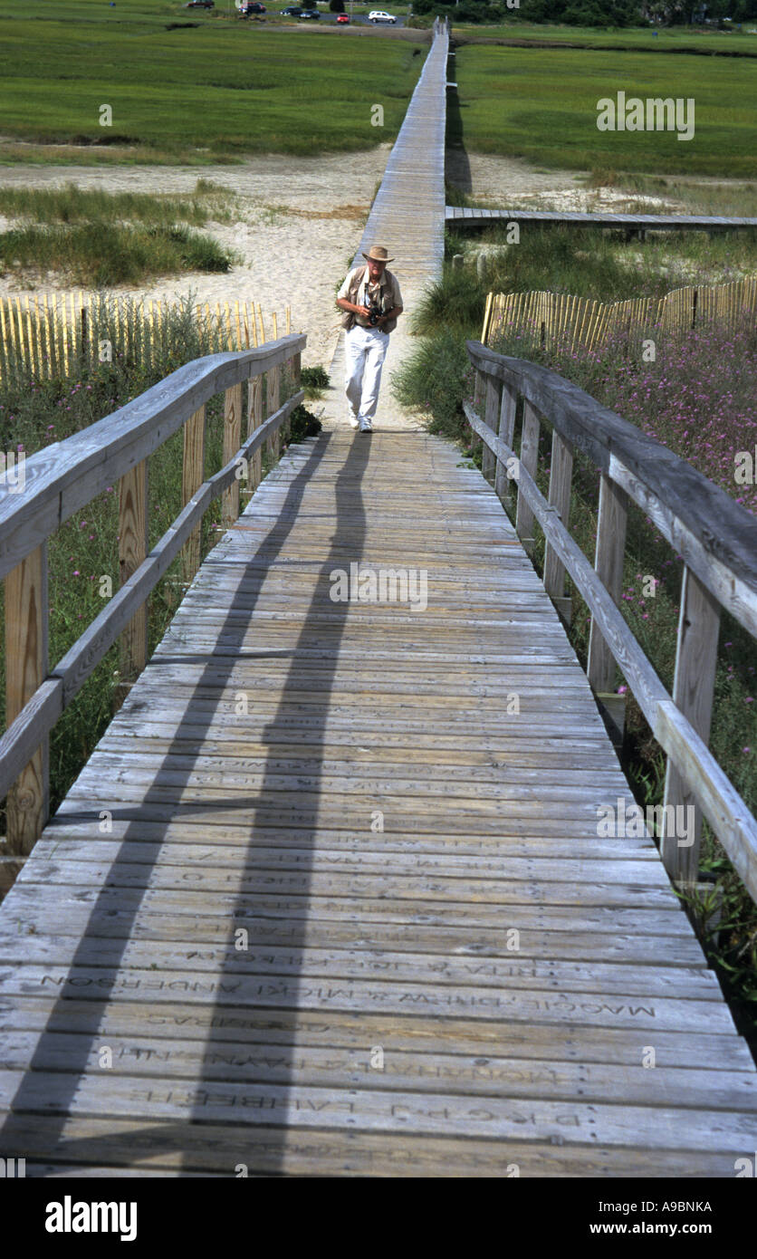 Elevated boardwalk over sand dunes hi-res stock photography and images ...