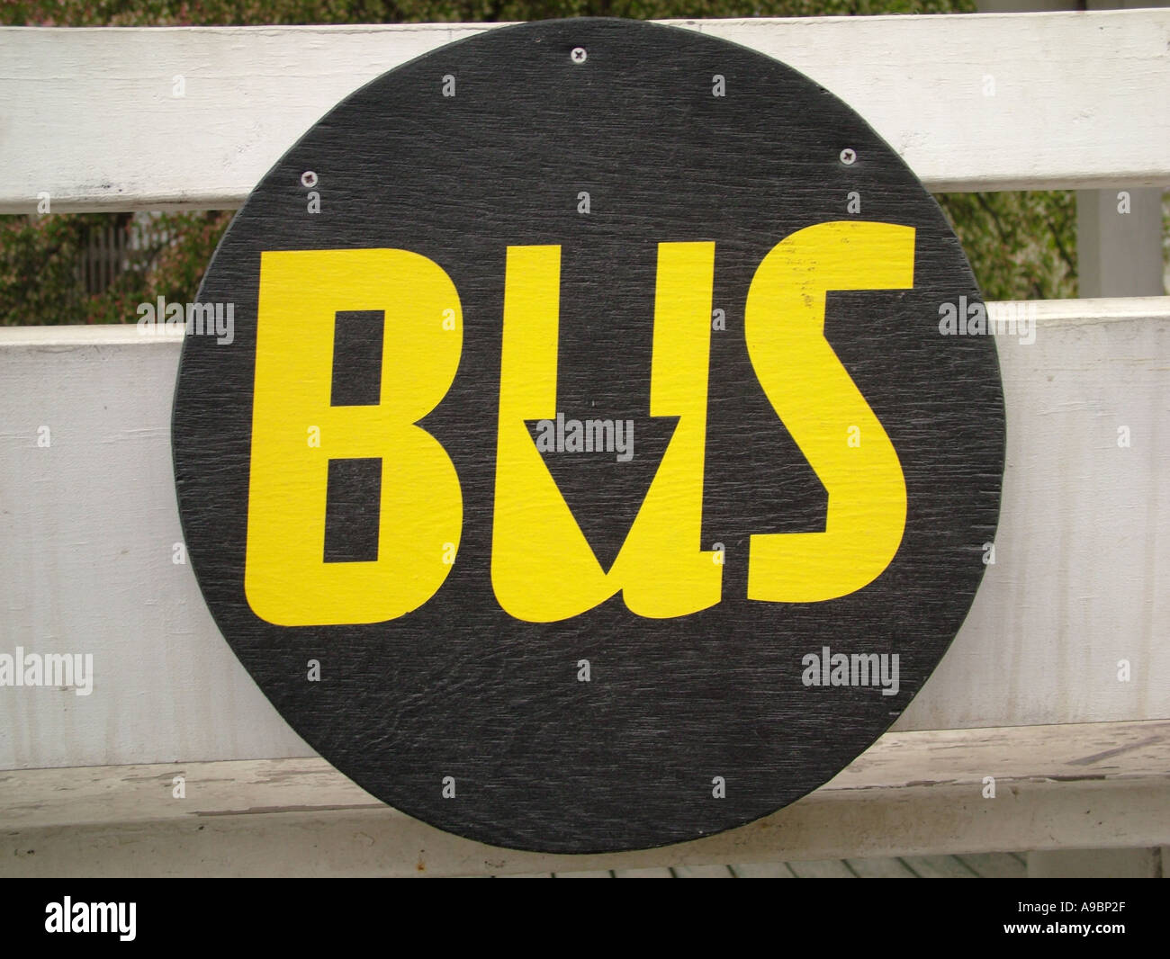 Bus loading sign hi-res stock photography and images - Alamy