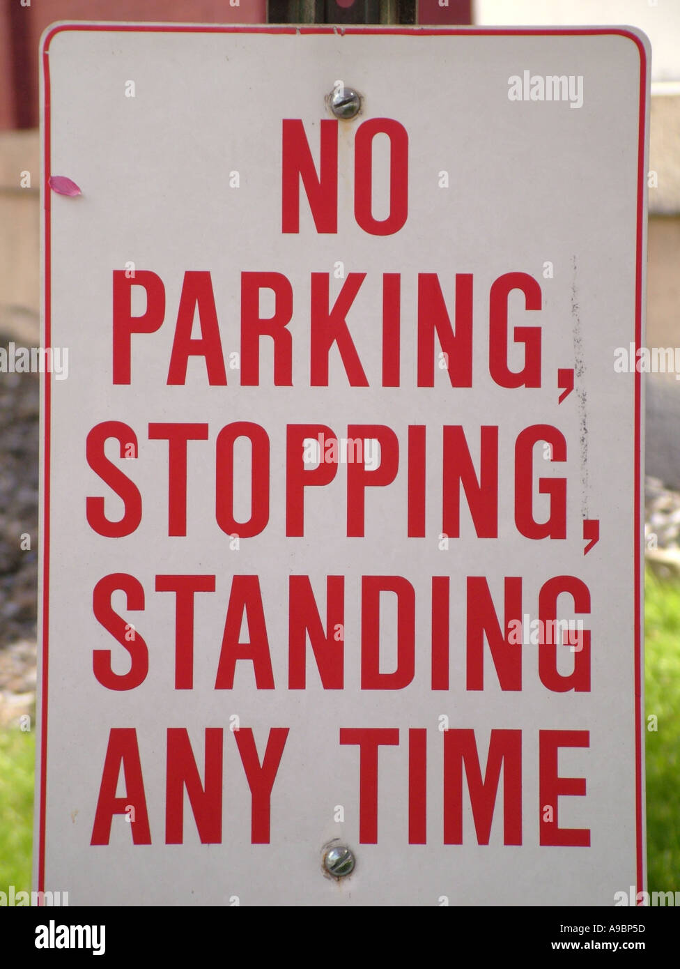 No stopping standing parking sign hi-res stock photography and images ...
