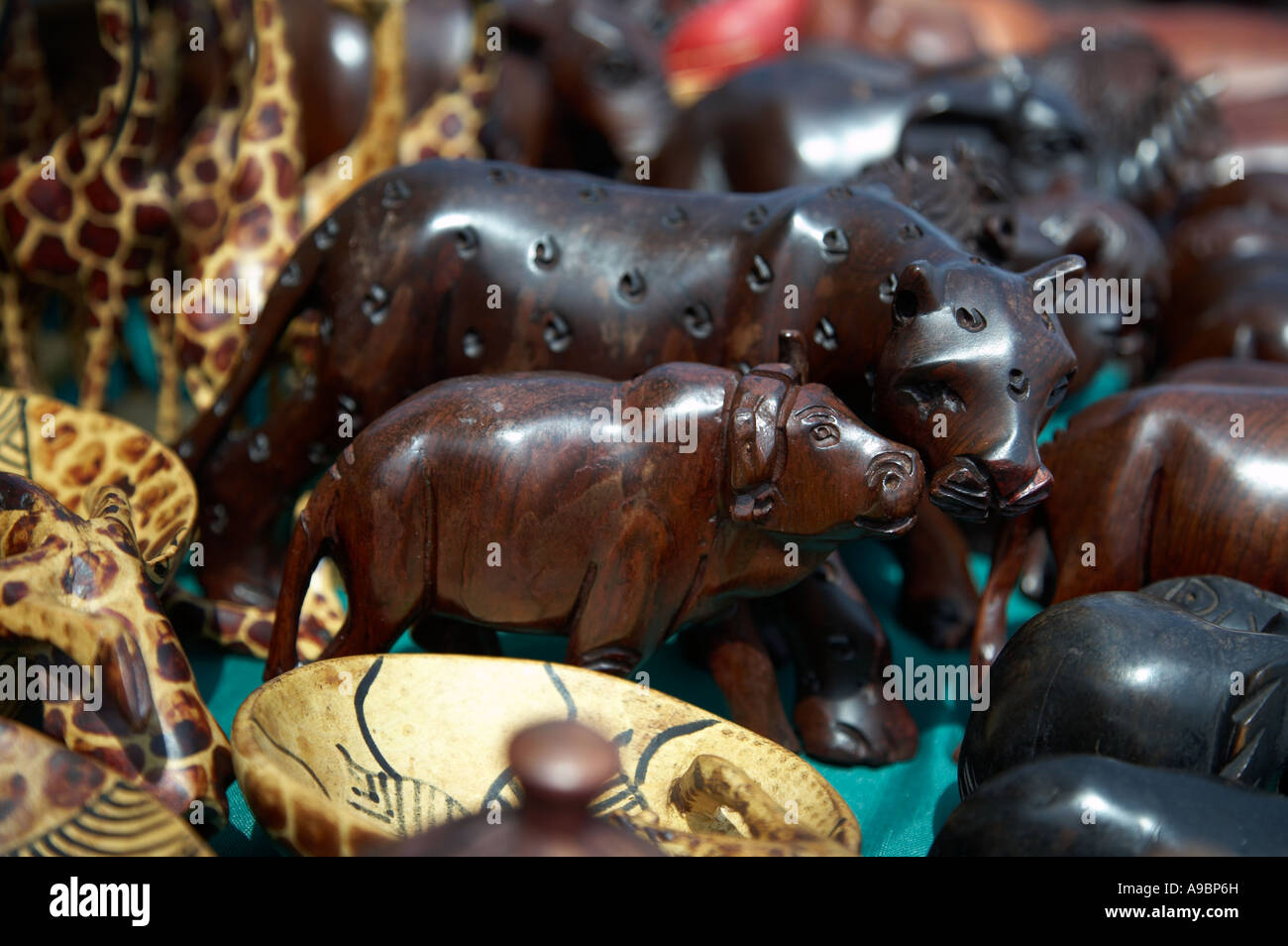 Traditional african wood carvings hi-res stock photography and images ...