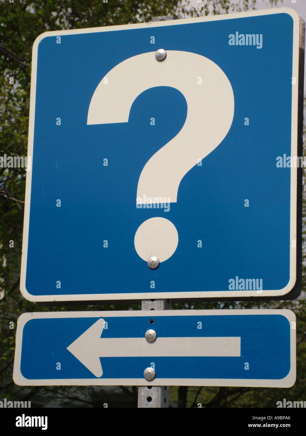 AJD42737, road sign, Travel Information sign Stock Photo - Alamy