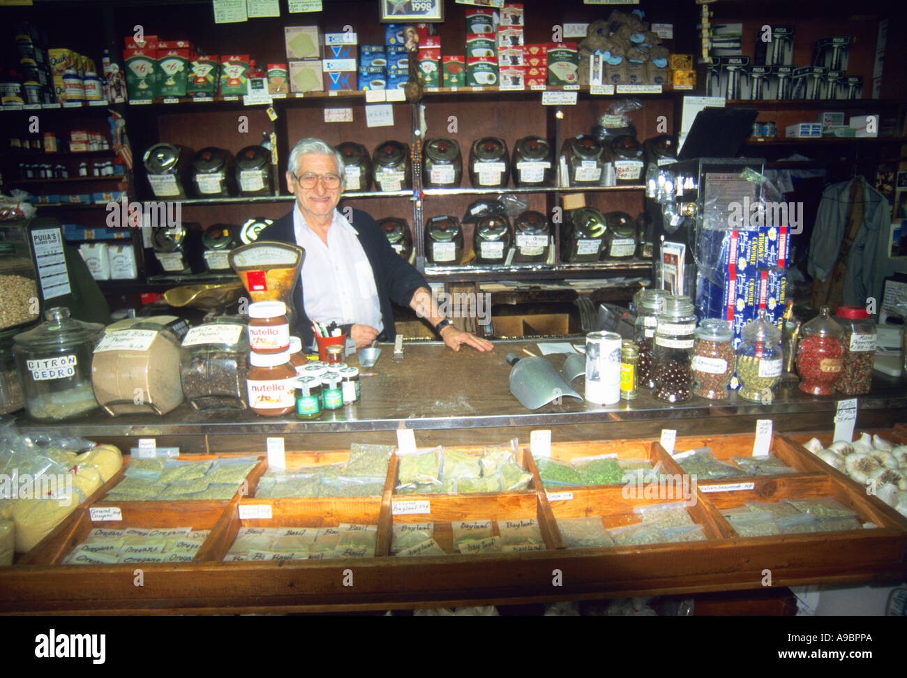 Historic shop in Boston Massachusetts Stock Photo - Alamy