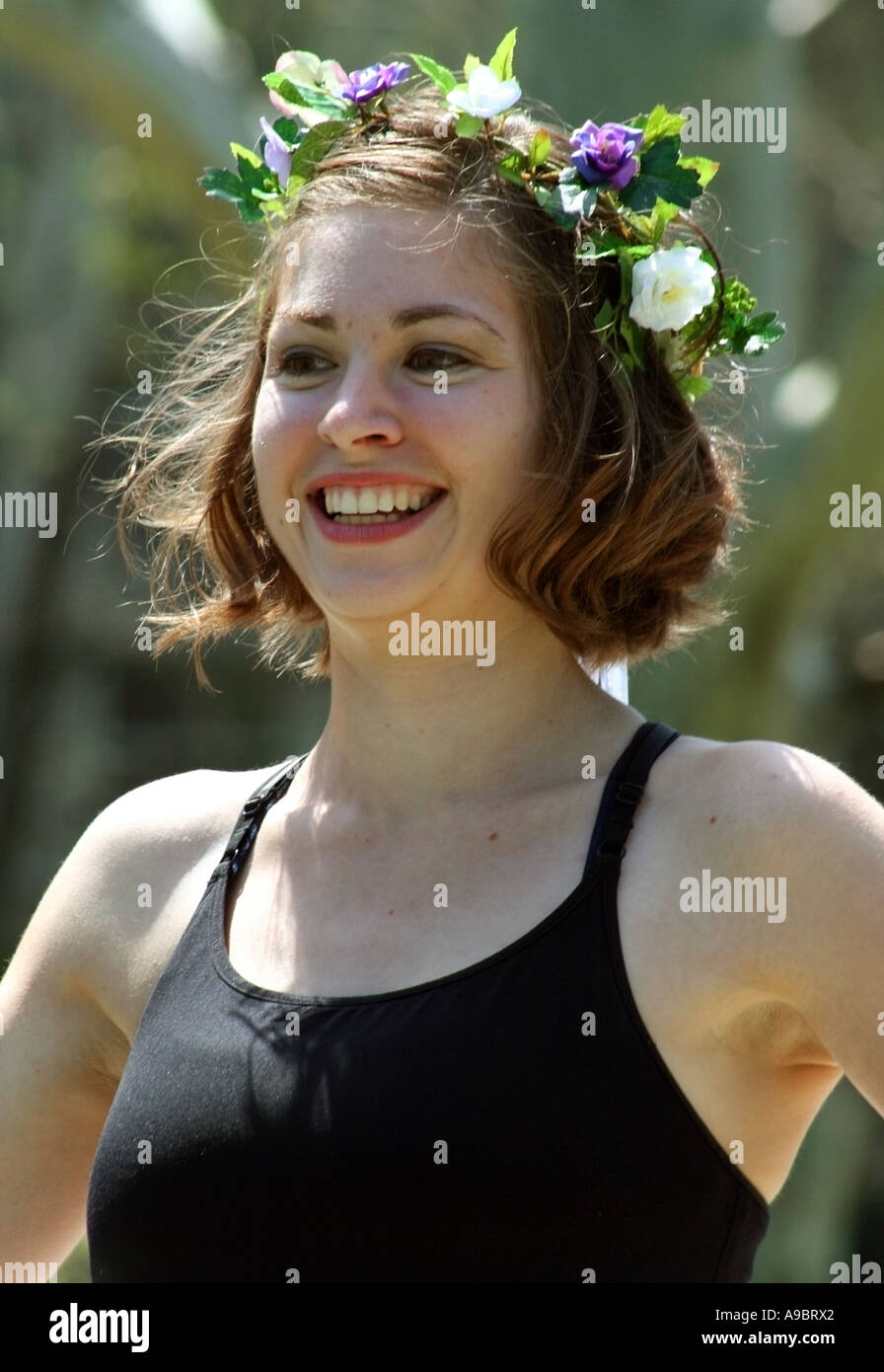 Irish step dancer Stock Photo - Alamy