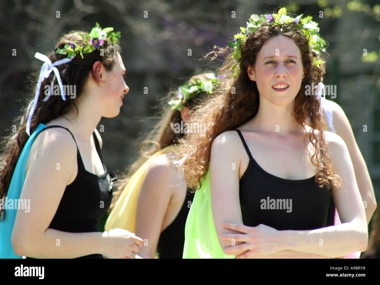 Irish step dancers Stock Photo - Alamy
