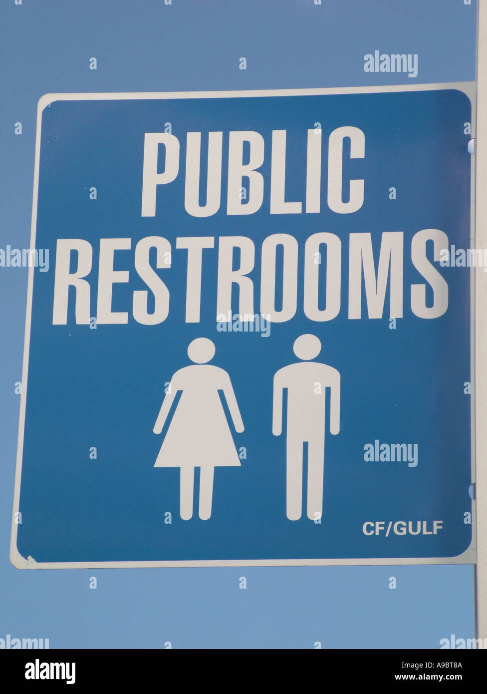 Sign public restrooms hi-res stock photography and images - Alamy