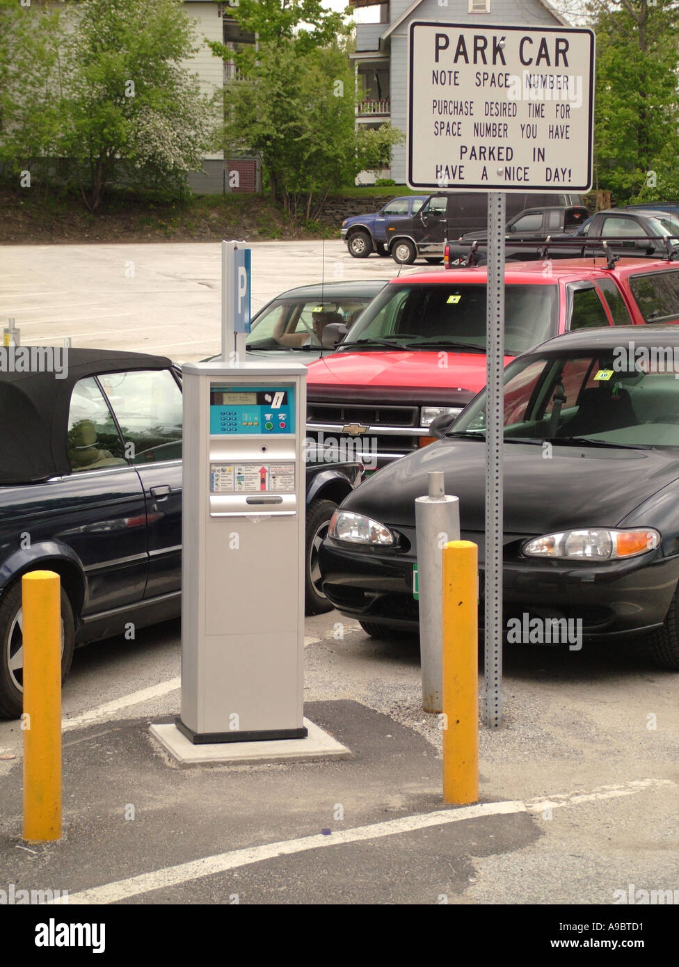 AJD42821, parking meter, Pay and Park Stock Photo - Alamy