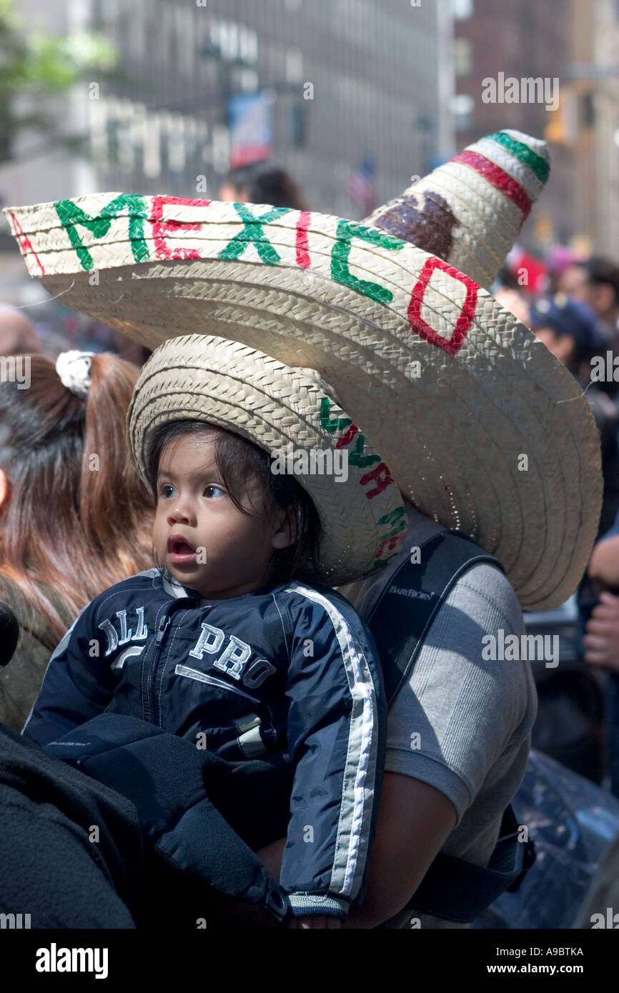 September 2004 Mexican Independence Day Parade on Madison Avenue in New ...